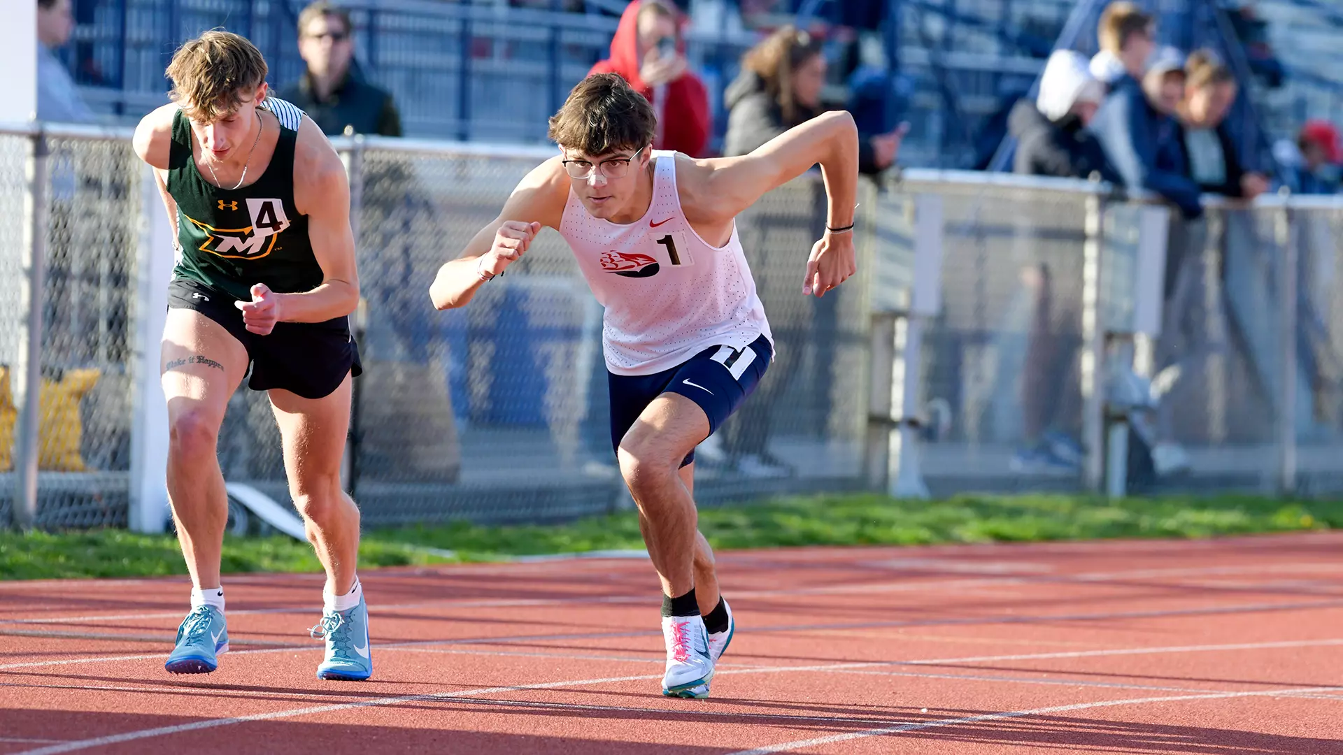Men’s Outdoor Track & Field wins 11 events at home Mid-Week PR Bonanza