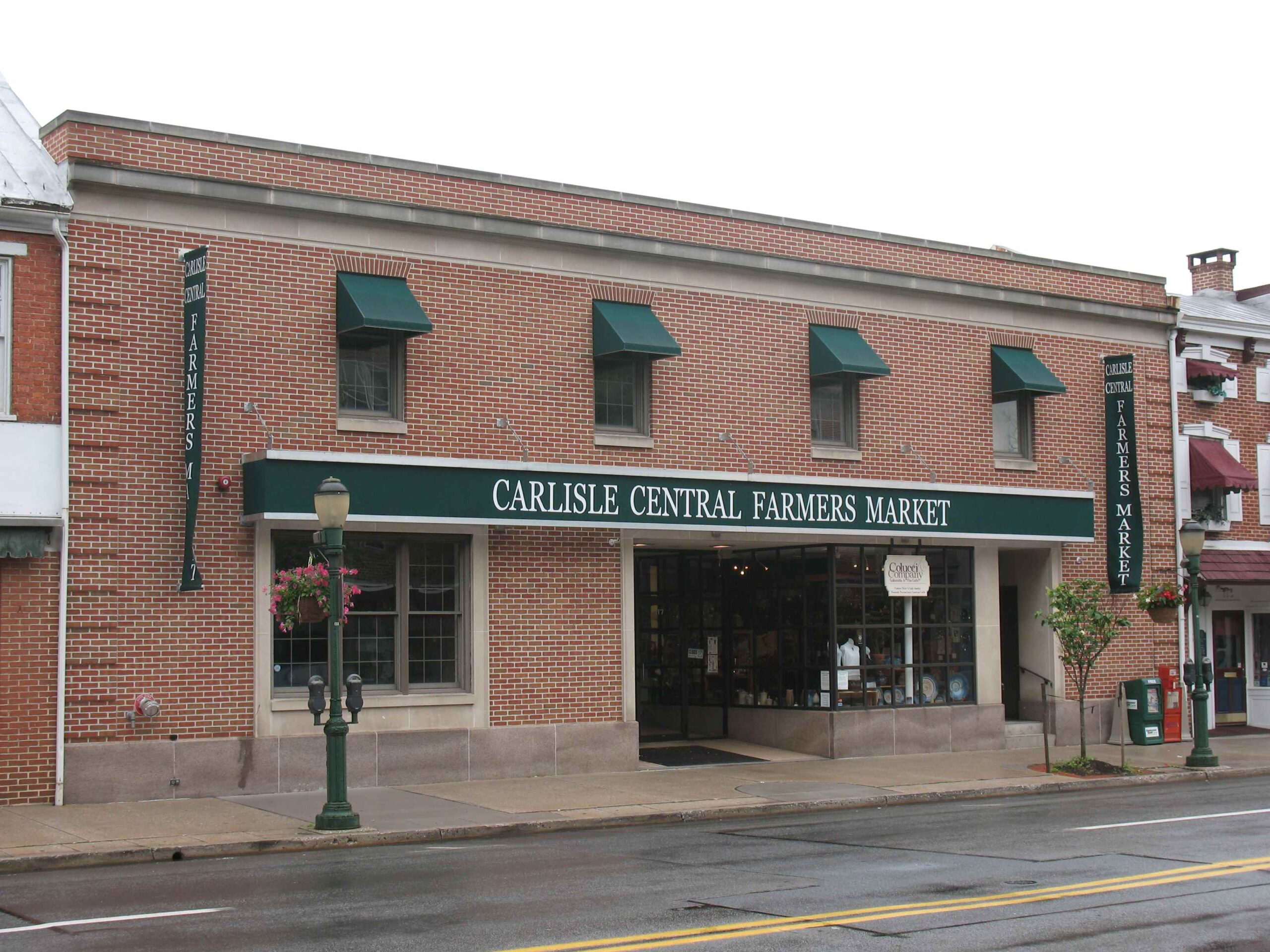 William Flannery and Kimmel research the Carlisle Central Farmers Market