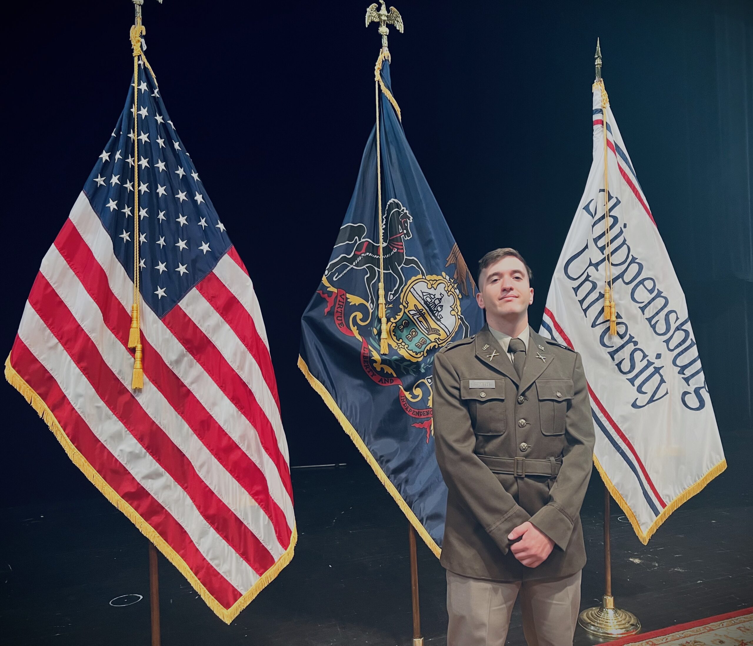 Former Raider cadet Caleb Smith ’25 begins a Army Second Lieutenant