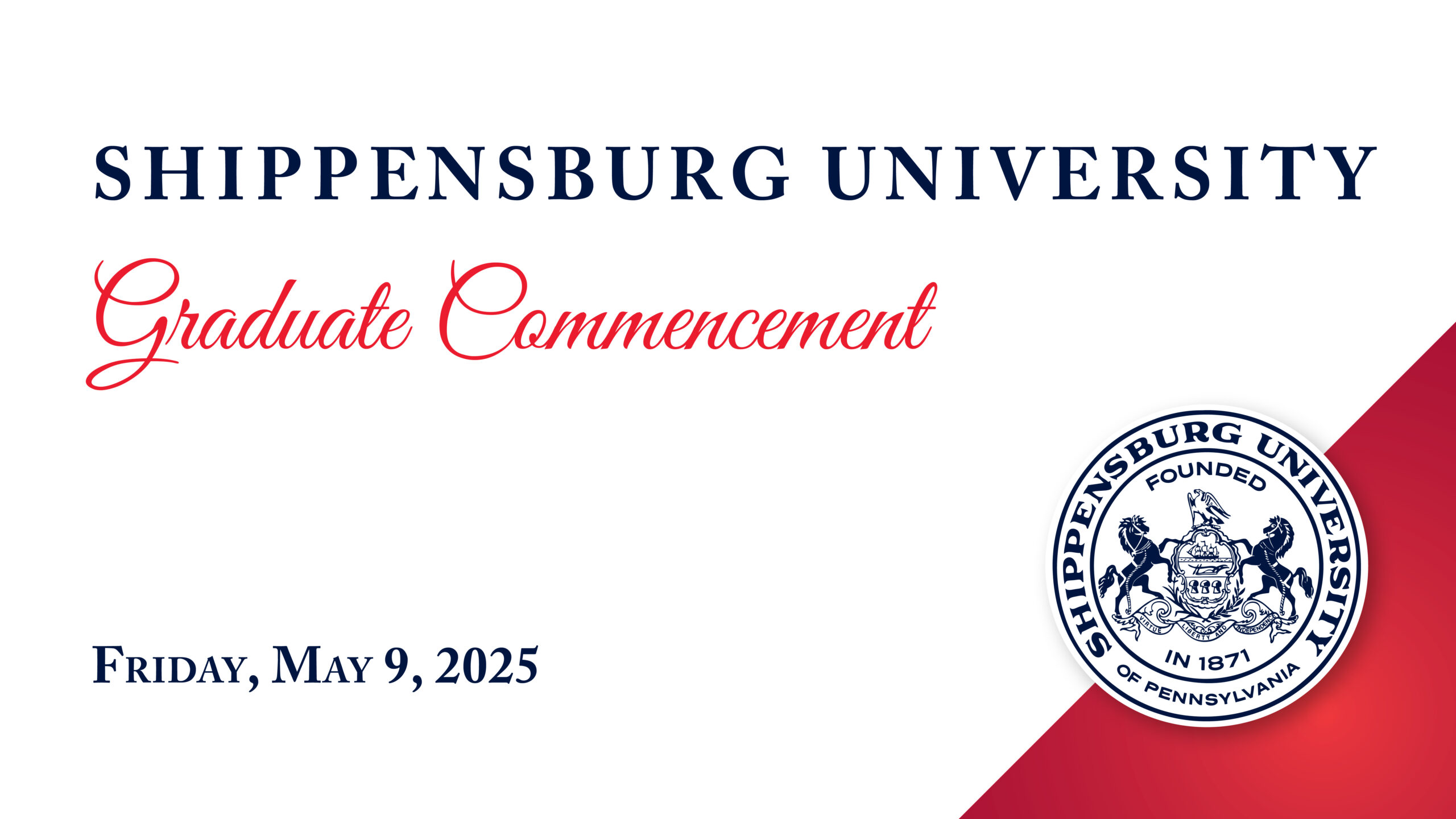 Ship announces spring 2025 graduate commencement list